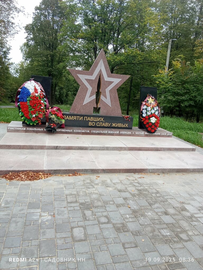 Anıt, heykel Участникам локальных вооружённых конфликтов, Gorohovets, foto