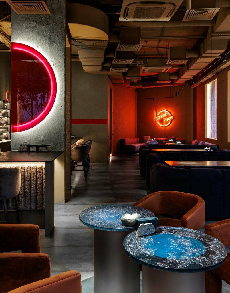 Nargile kafeler HookahPlace Akari, Moskova, foto