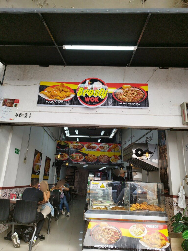 Kafe Brosty wok, Medellin, foto