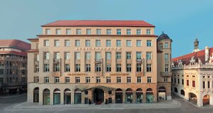 Steigenberger Grandhotel Handelshof Leipzig (Saxony, Stadt Leipzig, Salzgäßchen), otel  Leipzig'den