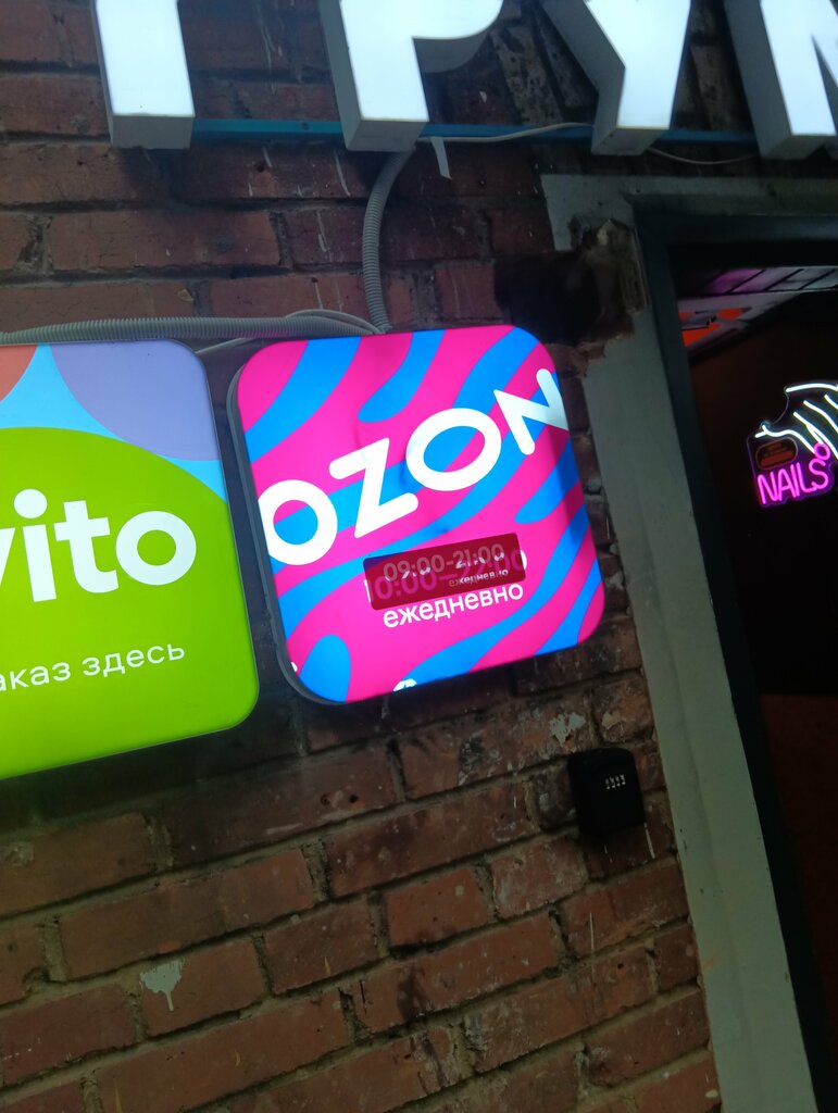 Teslimat noktası Ozon, Moskova, foto