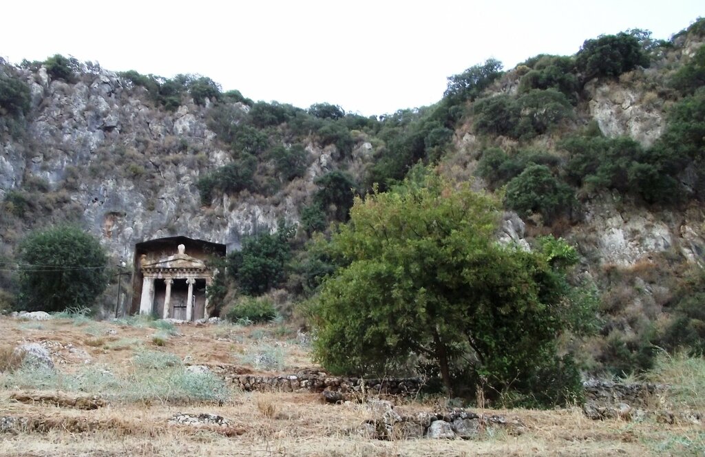 Müzeler ve sanat galerileri Fethiye Amintas Kaya Mezarı, Fethiye, foto