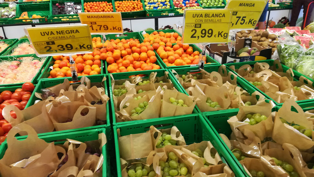 Süpermarket Mercadona, Kanarya Adaları, foto
