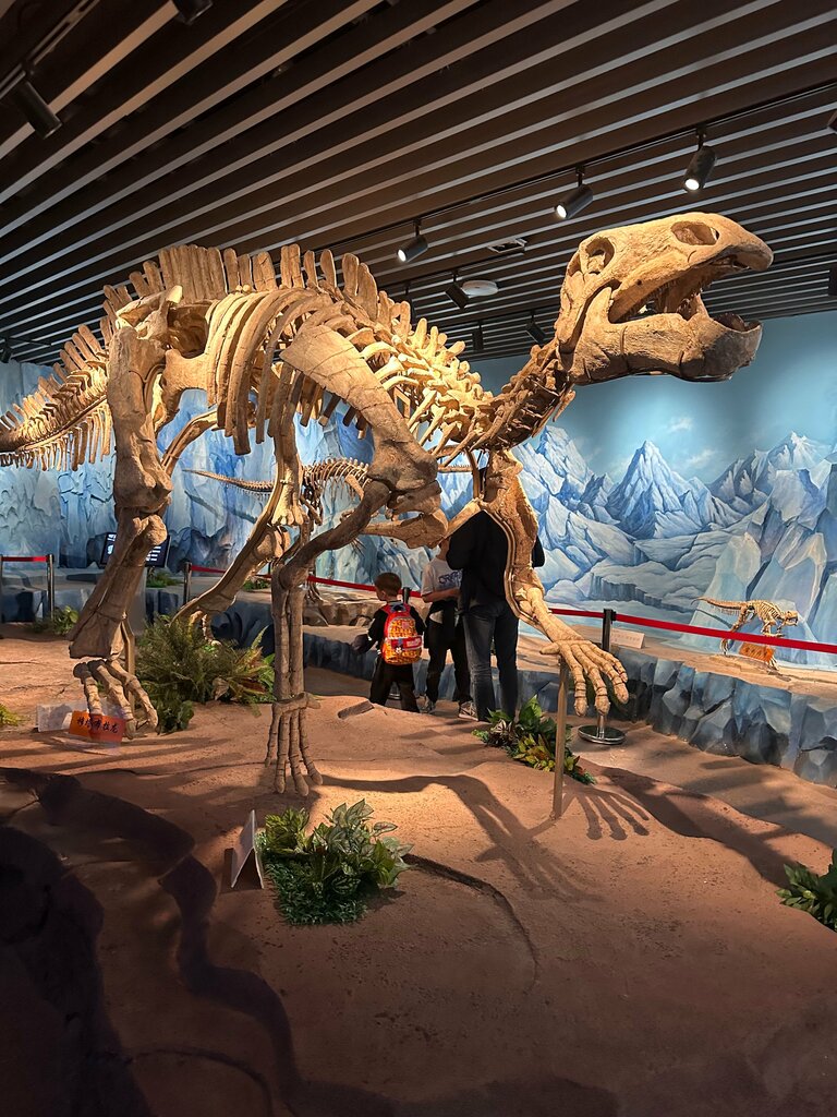 Kültür ve eğlence parkları Yanji Dinosaur Kingdom, Jilin, foto