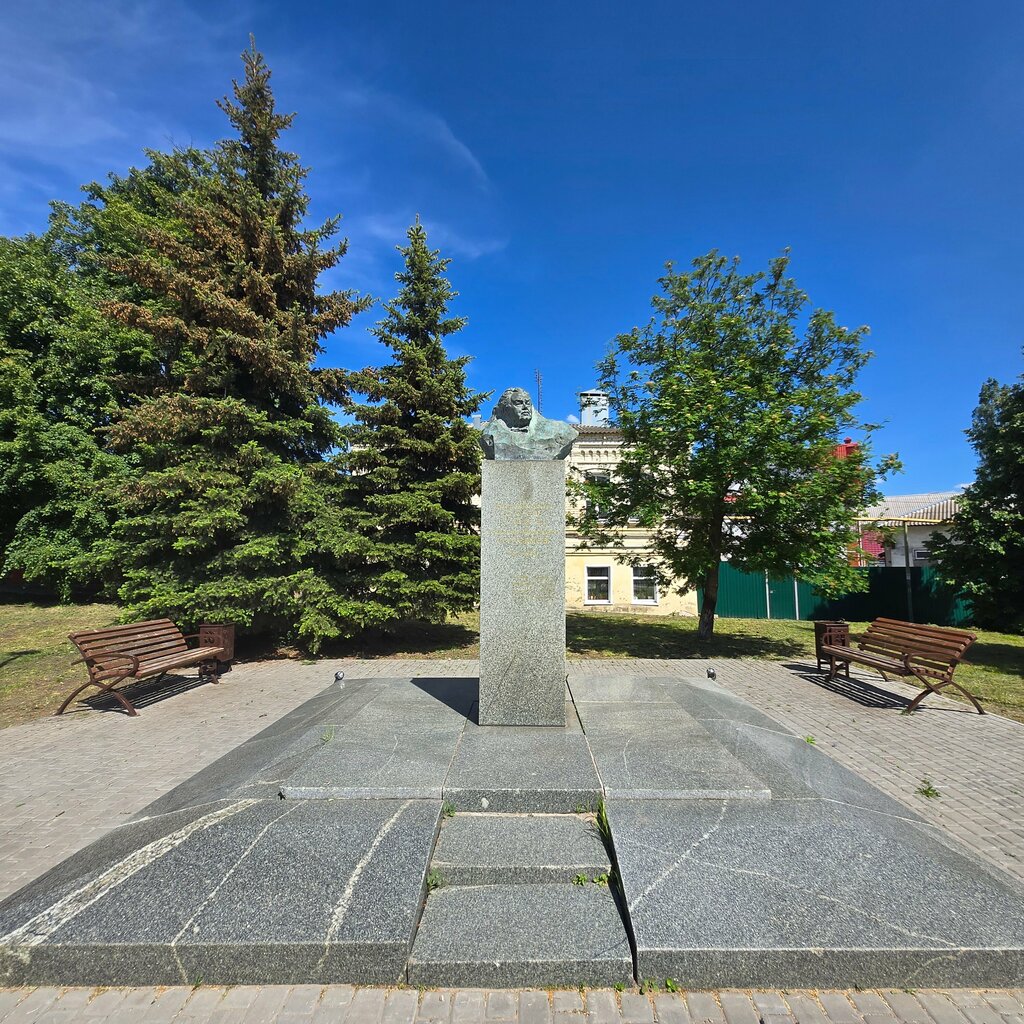 Anıt, heykel Памятник народному художнику СССР А.М. Герасимову, Miçurinsk, foto