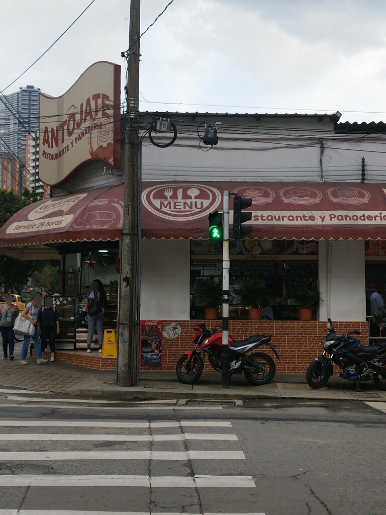 Kahve dükkanları Antojate, Medellin, foto