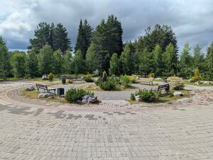 Дух-охранитель земли Соликамской Проша (Perm Territory, Solikamskiy gorodskoy okrug, selo Tokhtuyeva, Molodyozhnaya ulitsa), park, sokak heykeli  Permski krayından