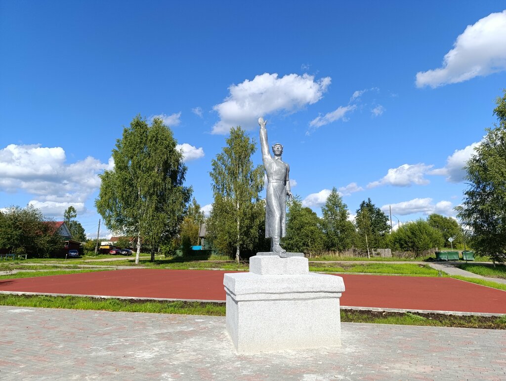 Kültür ve eğlence parkları сквер Павки Корчагина, Tverskaya oblastı, foto