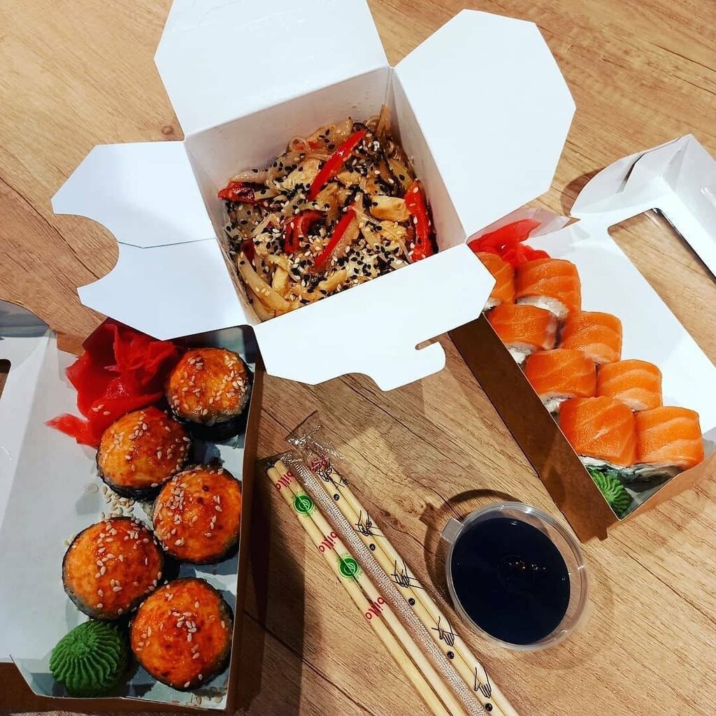 Suşi ve asya ürünleri Суши Wok, Moskova, foto