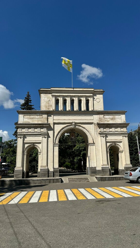 Kültür ve eğlence parkları Boulevard of General Ermolov, Stavropol, foto