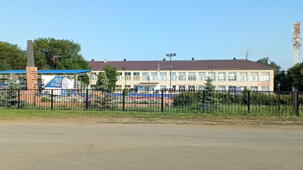 Ortaokul Dmitriyevskaya shkola Mou, Samarskaya oblastı, foto