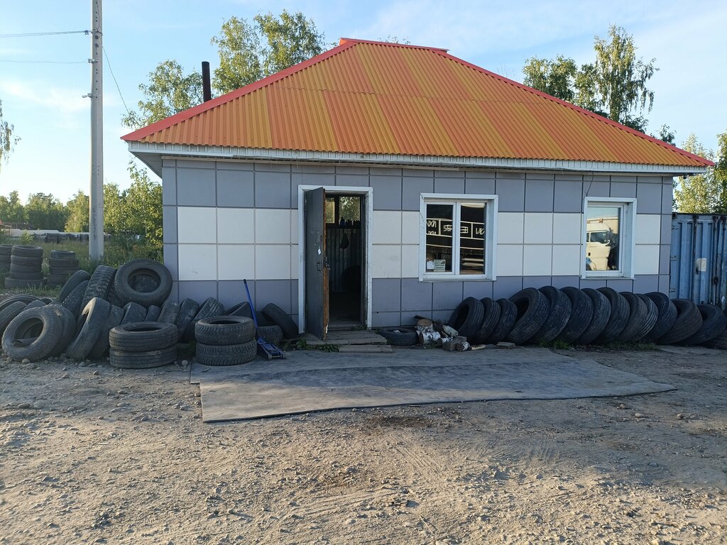 Oto lastik tamiri Шиномонтаж, İrkutskaya oblastı, foto