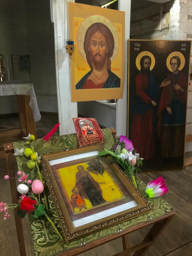 Ortodoks kiliseleri Tserkov Kirika i Iulitty V Kanzapelde, Arhangelskaya oblastı, foto