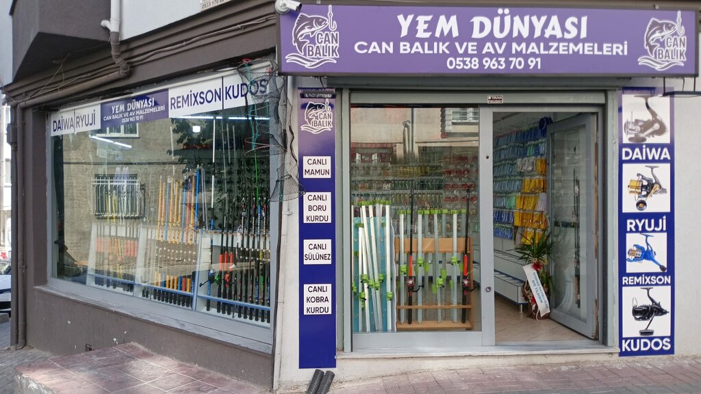 Balıkçılık ekipman firmaları Yem dünyası can balık AV malzemeleri çorlu, Çorlu, foto