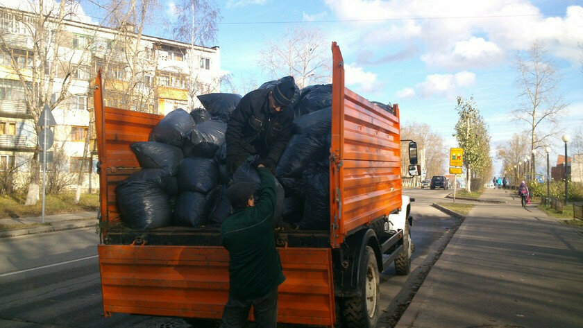 Çöp hizmetleri Vyvoz musora, Gomel, foto