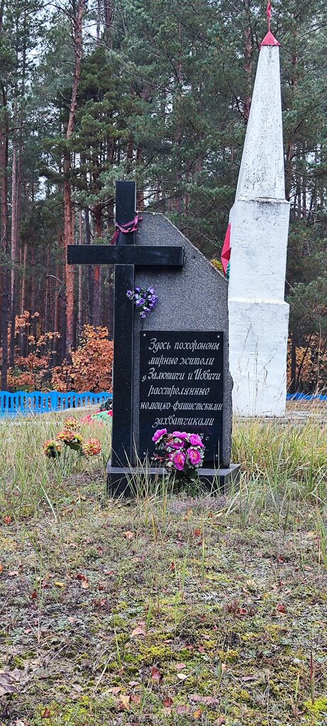 Anıt, heykel Мемориал Подкрылье, Gomelskaya oblastı, foto