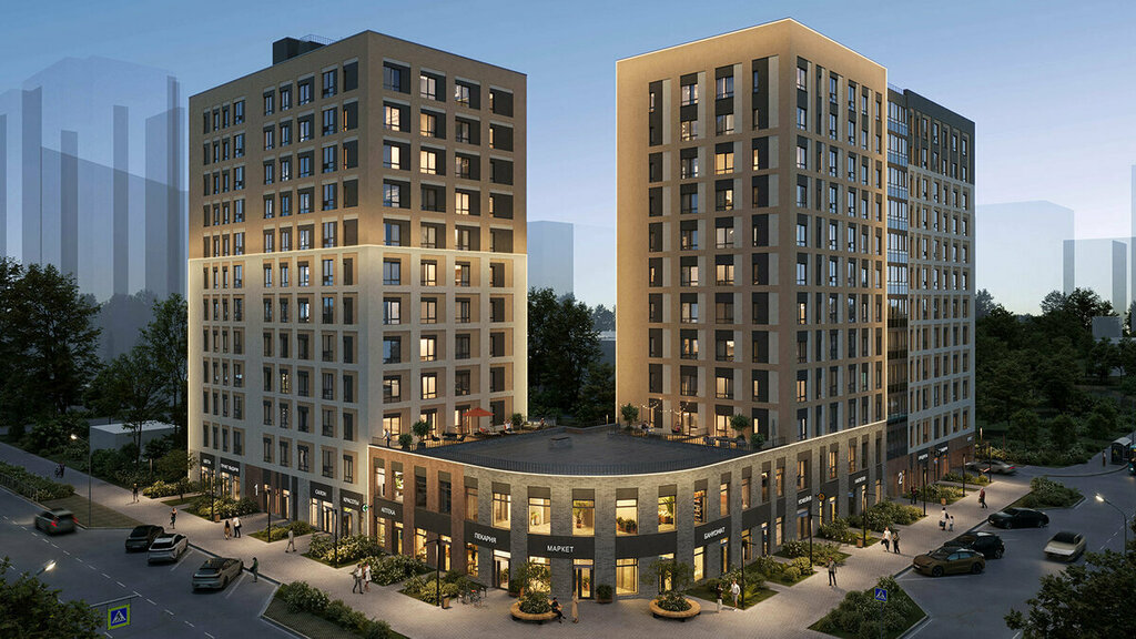 Konut blokları Лендлер, Kudrovo, foto