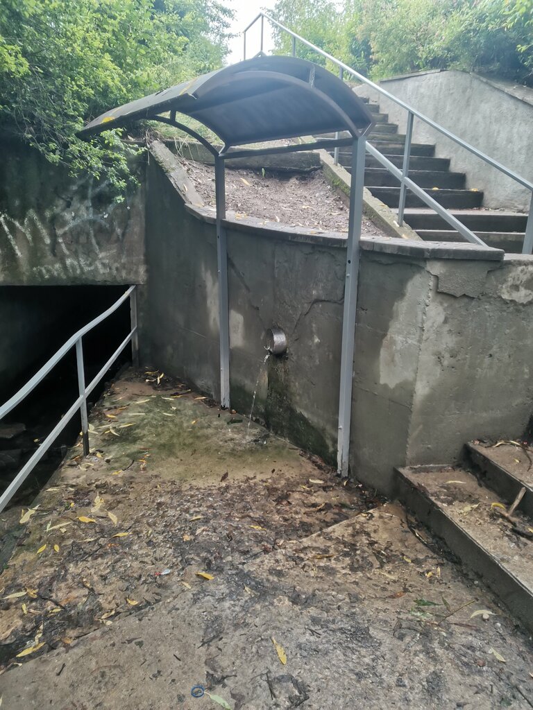 Pınar, çay Spring, stream, Slonim, foto