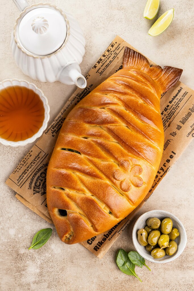 Ekmek fırını Russien pies, Moskova, foto