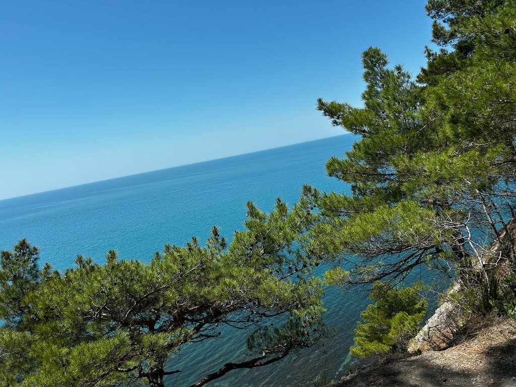 Seyir terası Обзорная площадка с панорамным видом на море, Krasnodarski krayı, foto