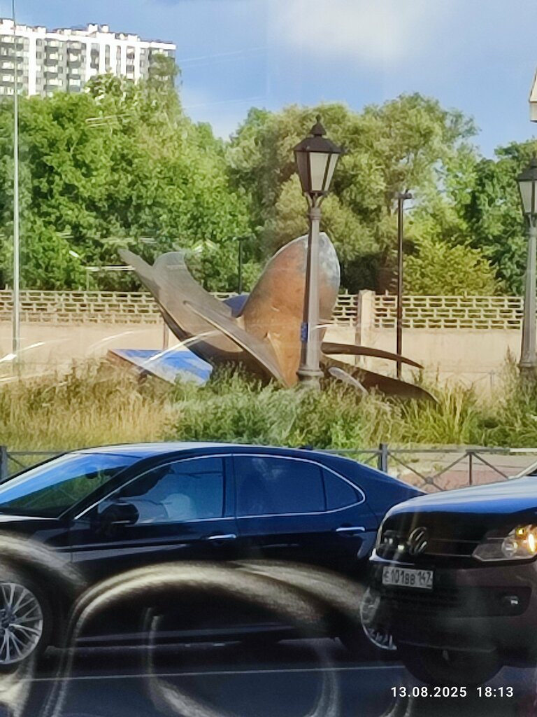 Anıt, heykel Санкт-Петербург Оплот Кораблестроительной Науки, Saint‑Petersburg, foto