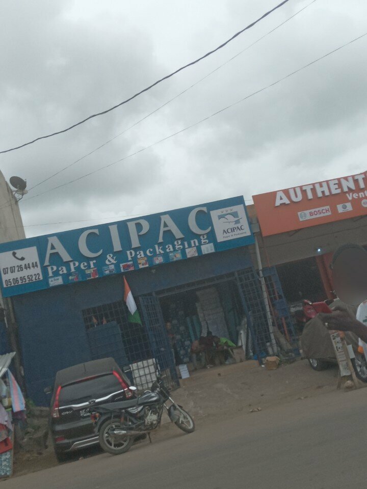 Kağıt firmaları Acipac Store Yopougon, Abican, foto