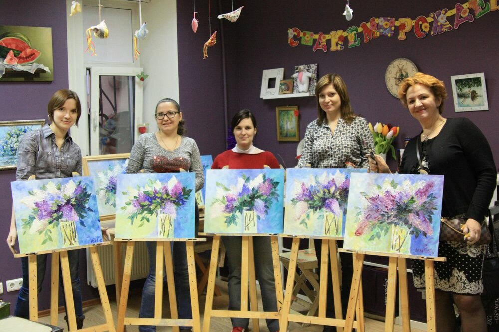 Kurs Anastasia Kulikova Painting Studio, Moskova, foto