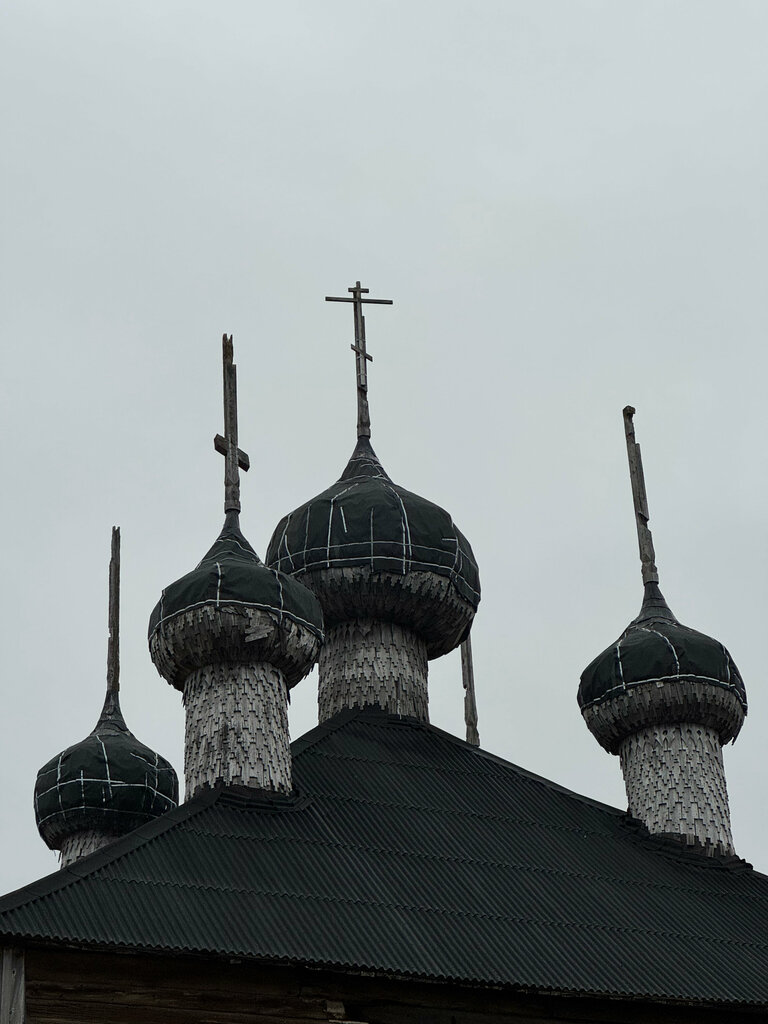 Ortodoks kiliseleri Tserkov Preobrazheniya Gospodnya V Izhme, Arhangelskaya oblastı, foto