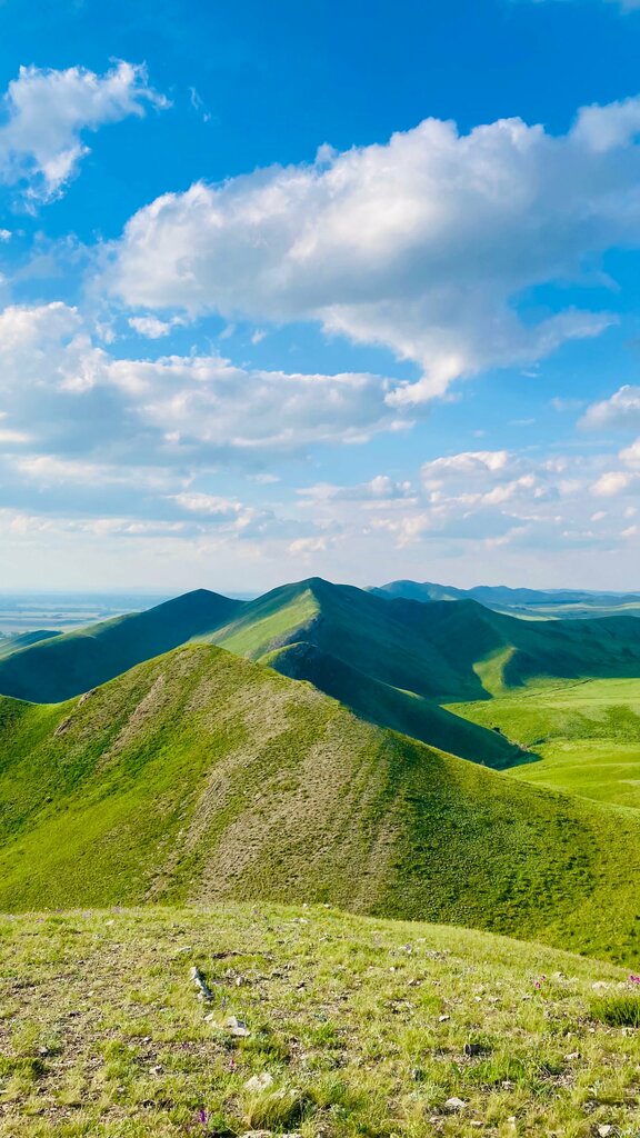 Dağ zirvesi Mountain peak, Orenburgskaya oblastı, foto