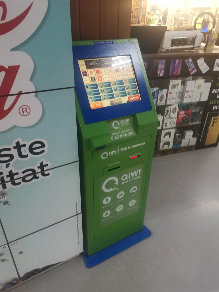 Ödeme terminali Qiwi, Kişinev, foto