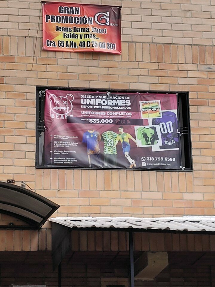 Üniforma üreticileri Bears, Medellin, foto