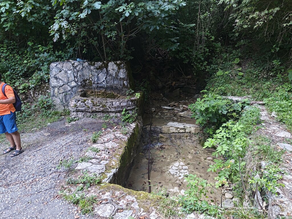 Pınar, çay Spring, stream, Soçi, foto