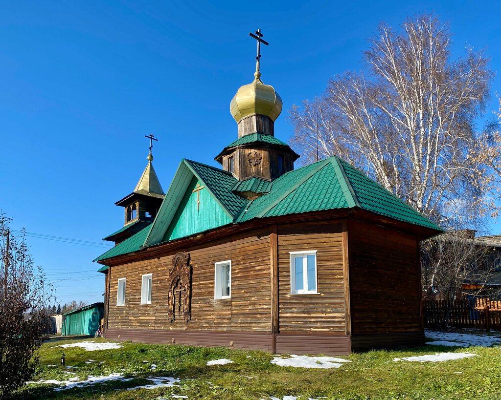 Ortodoks kiliseleri Церковь Троицы Живоначальной, Altayski krayı, foto