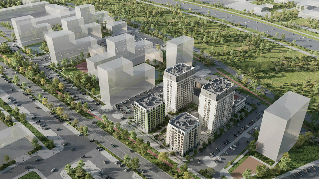 Konut blokları Мидгард на Уездной, Tiumen, foto