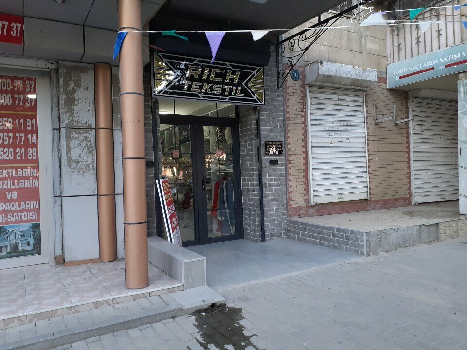 Ev tekstili toptancıları Rich Tekstil, Bakü, foto