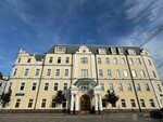 В этом здании в 2000 году находился предвыборный штаб Владимира Владимировича Путина (Bolshaya Yakimanka Street No:1), anıt levhası, anıt taş  Moskova'dan