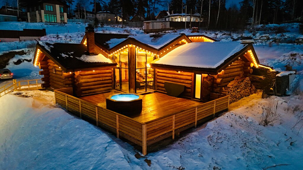 Hamamlar Bath House Maksima, İrkutskaya oblastı, foto