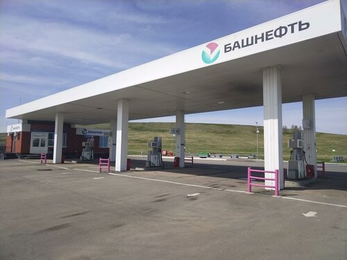 Benzin istasyonu Башнефть, Başkurdistan, foto