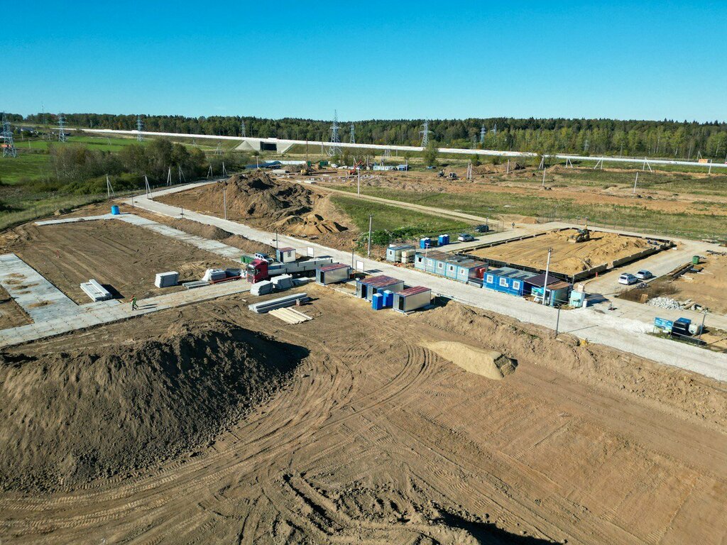 Arazi dizisi Индустриальный парк Цернское, Moskova ve Moskovskaya oblastı, foto