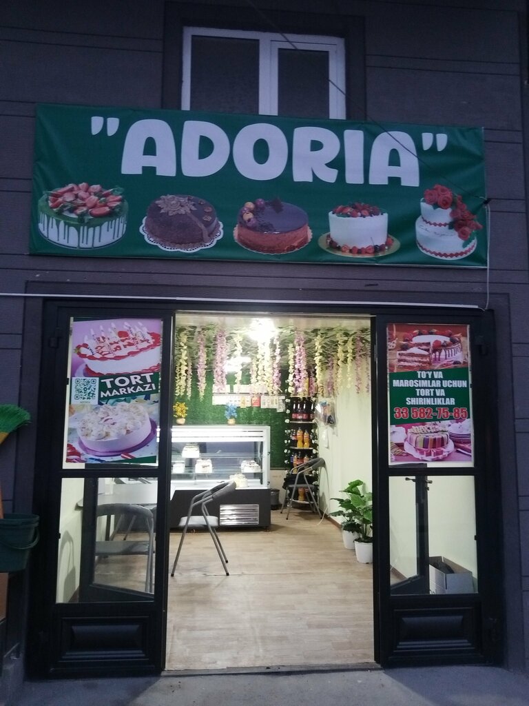 Pasta, şekerleme ve tatlı Adoria, Fergana eyaleti, foto