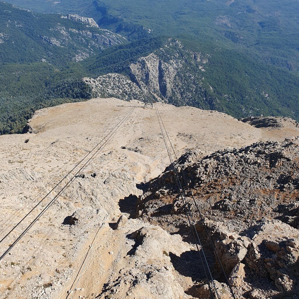 Turistik yerler Tahtali Teleferik Finish Point, Kemer, foto