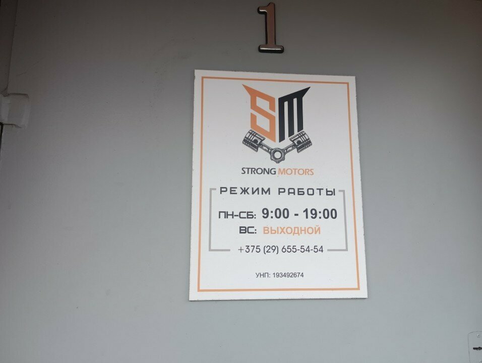 Otomobil yedek parçaları Strong motors, Minsk, foto