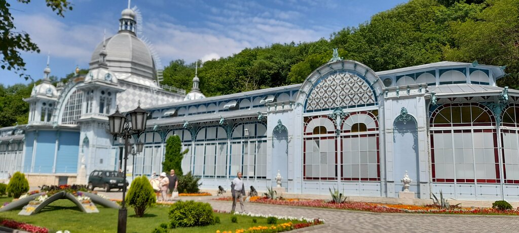 Kültür ve eğlence parkları Пушкинский сквер, Zheleznovodsk, foto