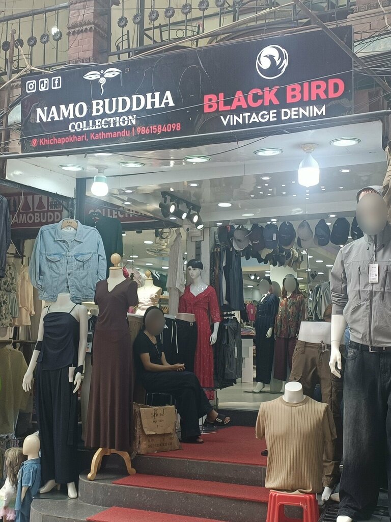 Giyim mağazası Namo abusdha Collection, Katmandu, foto