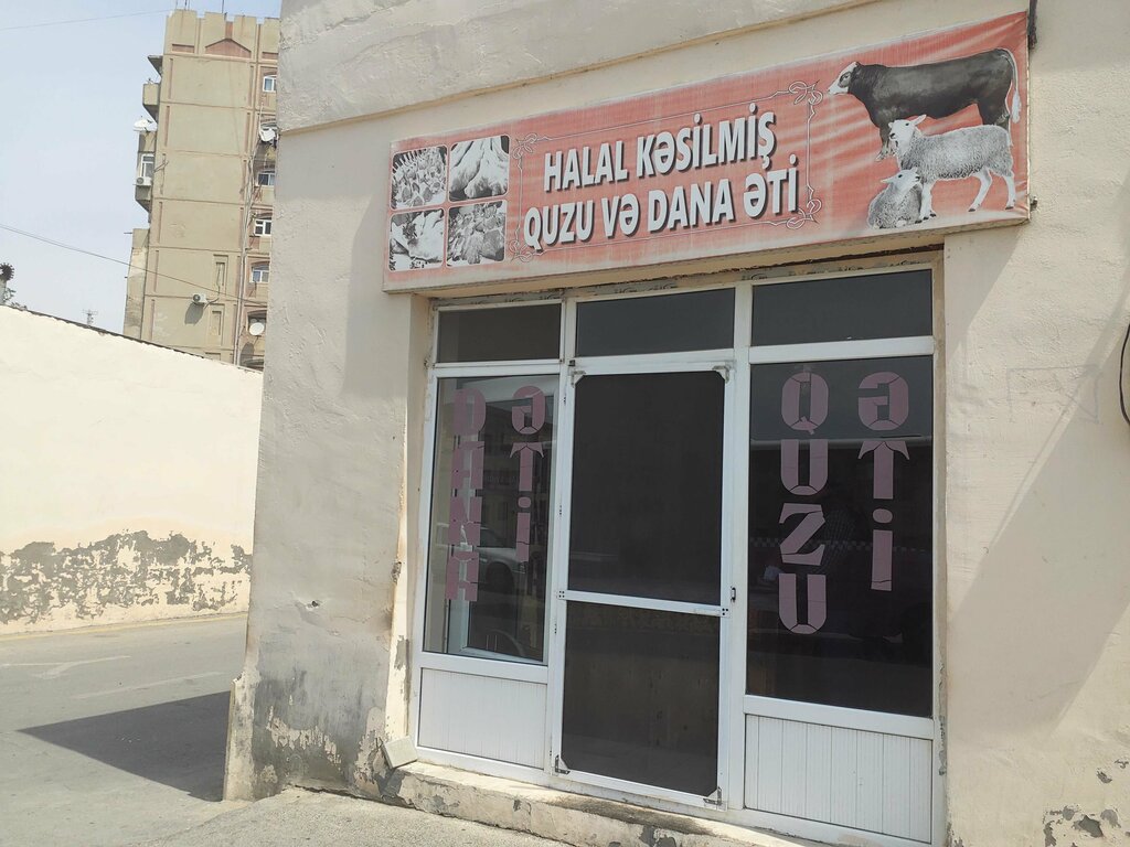 Kasap, şarküteri Et dukani, Bakü, foto