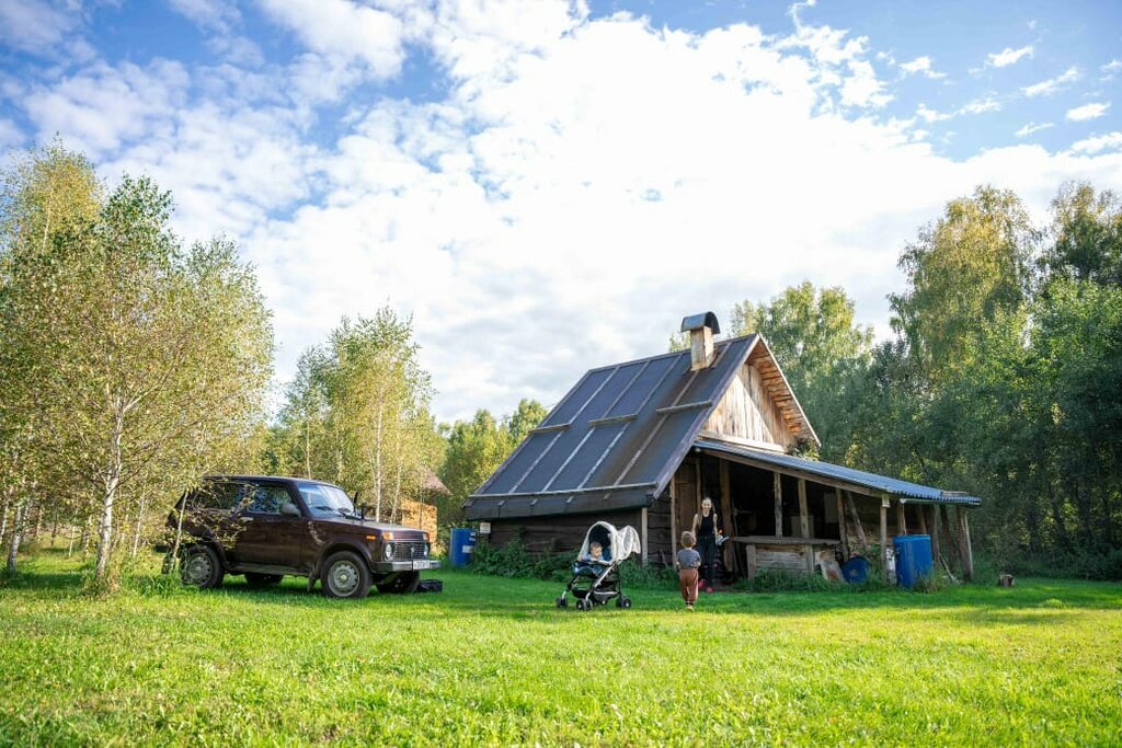 Konuk evi Домик у озера, Tomskaya oblastı, foto