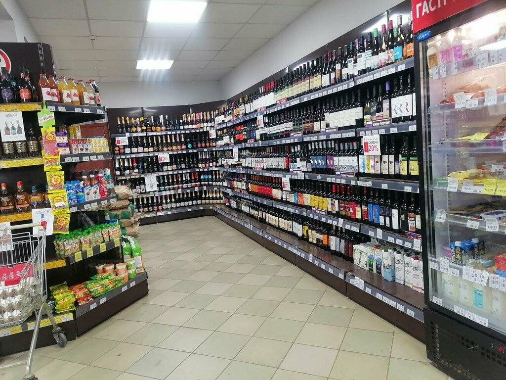 Alkollü içecekler Sovin, Orenburgskaya oblastı, foto