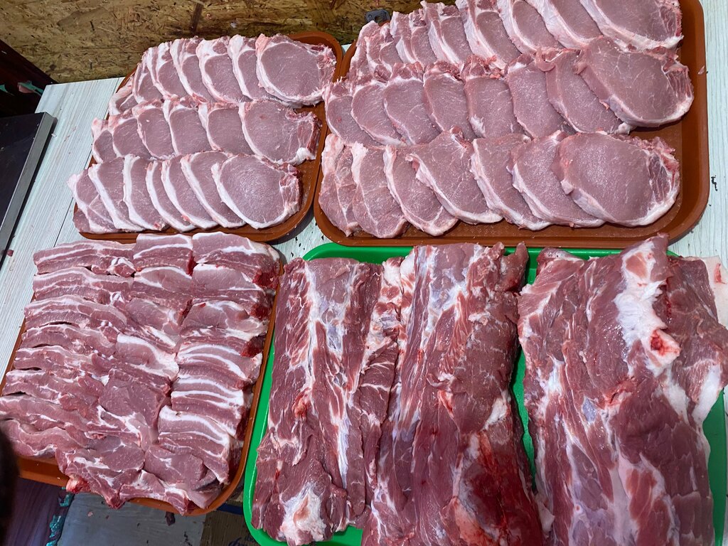 Kasap, şarküteri Мясо, Başkurdistan, foto