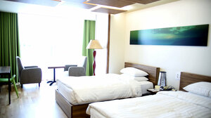Sunset Business Hotel (1391-66 9F~15F Joongdong, Haeundae-gu, Busan), otel  Pusan'dan