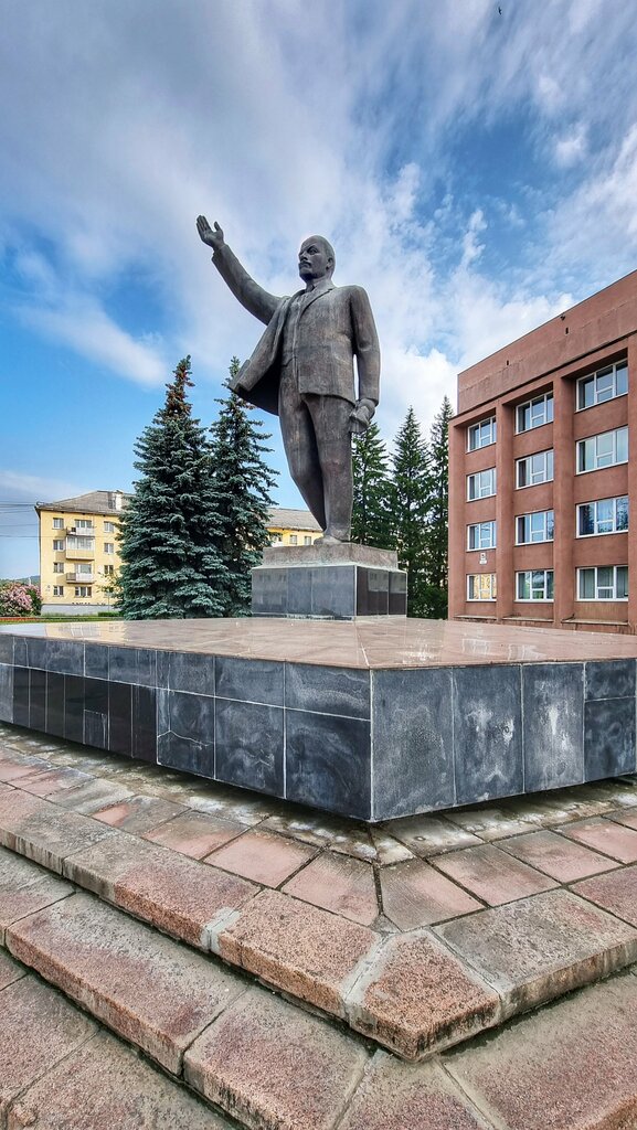 Anıt, heykel В.И. Ленин, Zelenogorsk, foto